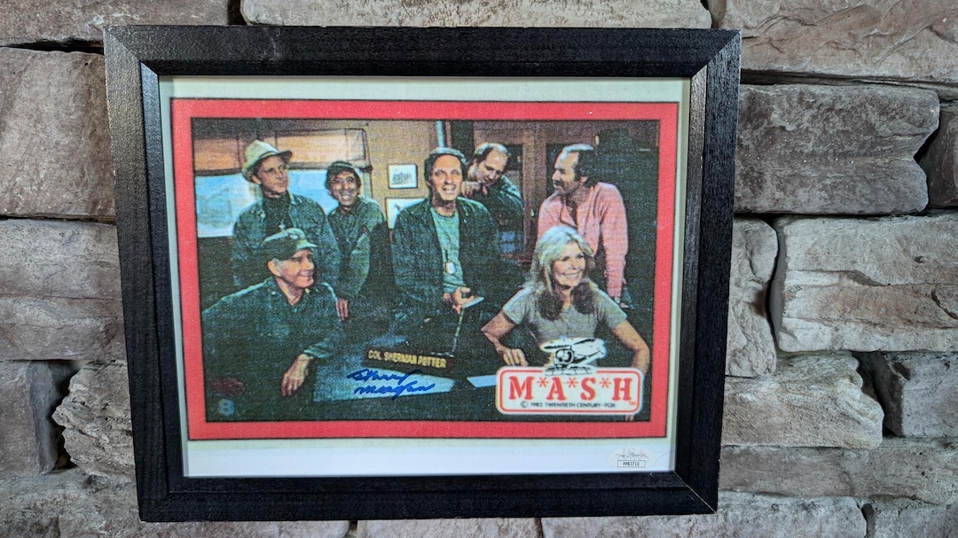 Autographed Harry Morgan Colonel Sherman Potter MASH 8x10 Inch Framed ...