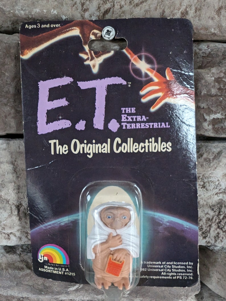 1982 Topps E.T. the Extra Terrestrial the Original Collectibles Figure ...