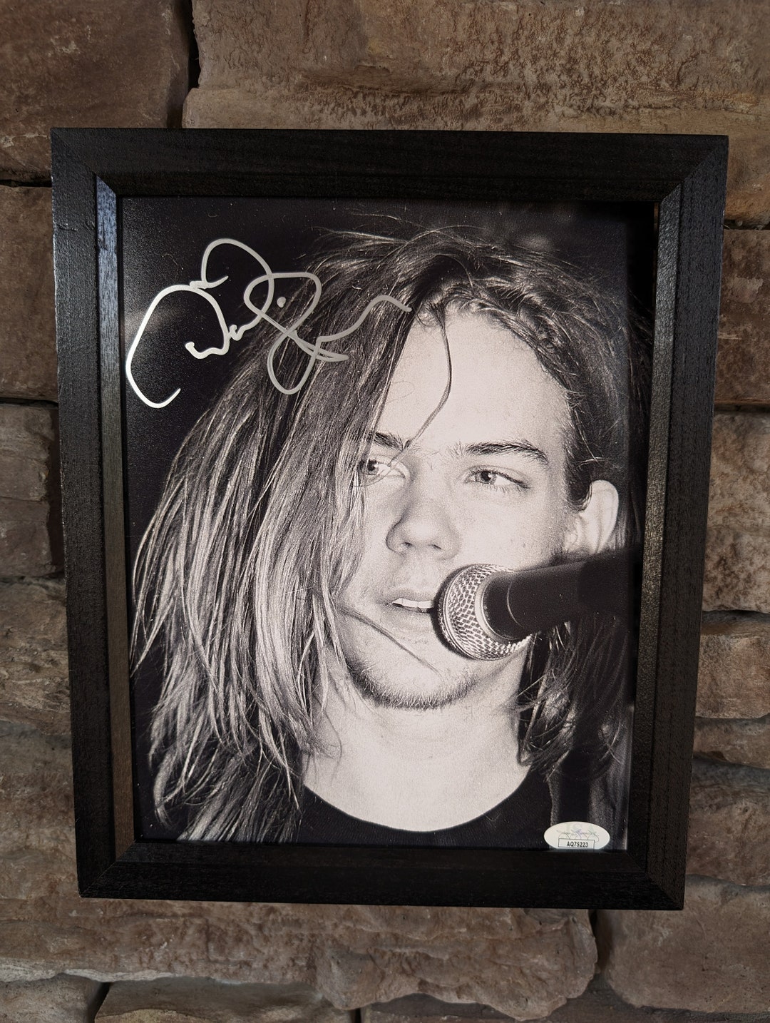 Autographed Dave Pirner Lead Singer of Soul Asylum 8x10 Inch Framed ...