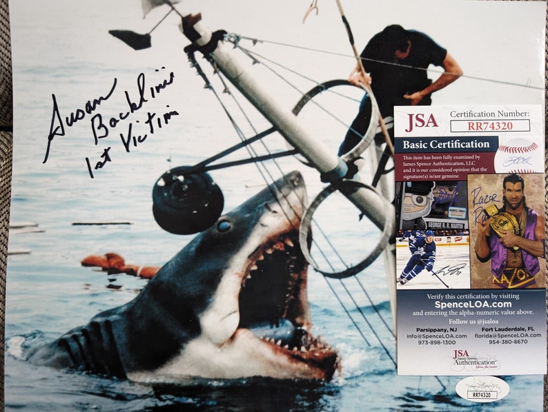 Autographed Susan Backlinie Jaws First Victim Chrissie JAWS 8x10 Inch ...