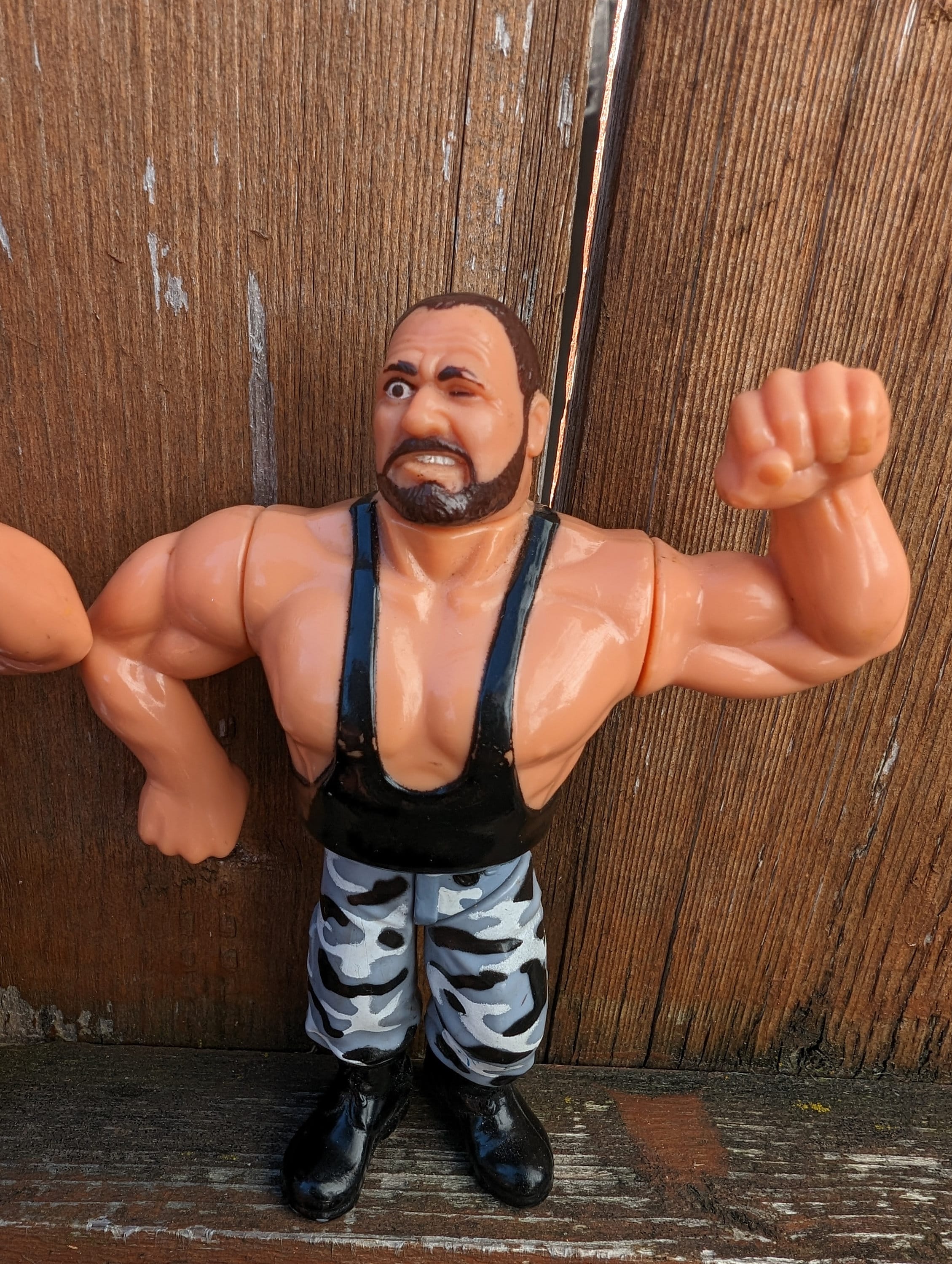Vintage 1990s WWF WWE Hasbro the Bushwhackers Luke and Butch Wrestling ...