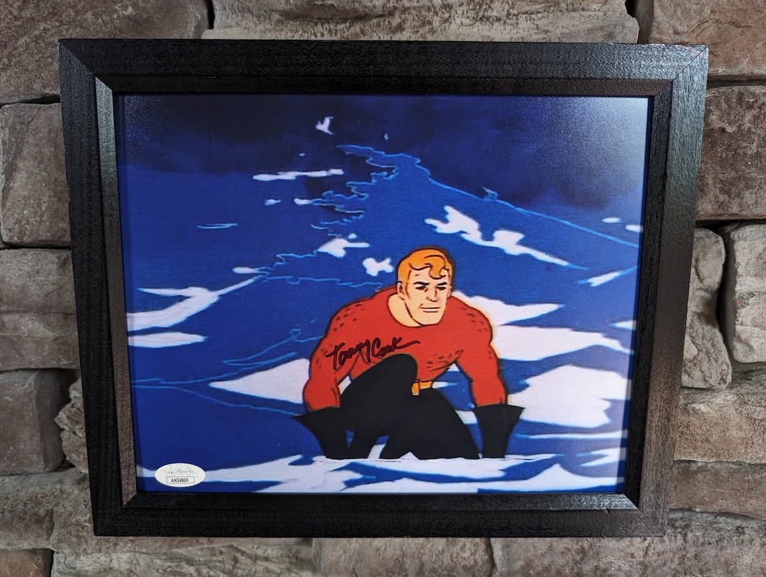 Autographed Tommy Cook Voice of Kid Flash on the Superman Aquaman Hour ...
