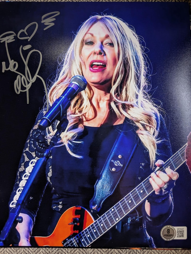 Autographed Nancy Wilson Lead Singer of Heart 8x10 Inch Framed Photo ...