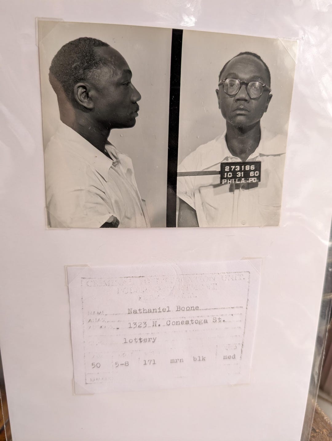 Vintage Original 1960s Mugshots From the Philadelphia Pennsylvania ...