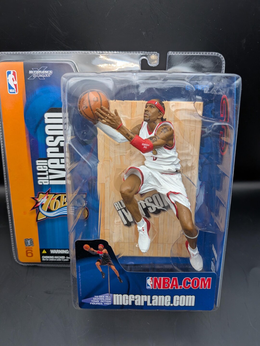 Vintage Mcfarlane Toys Sports Collection Allen Iverson Figure in ...