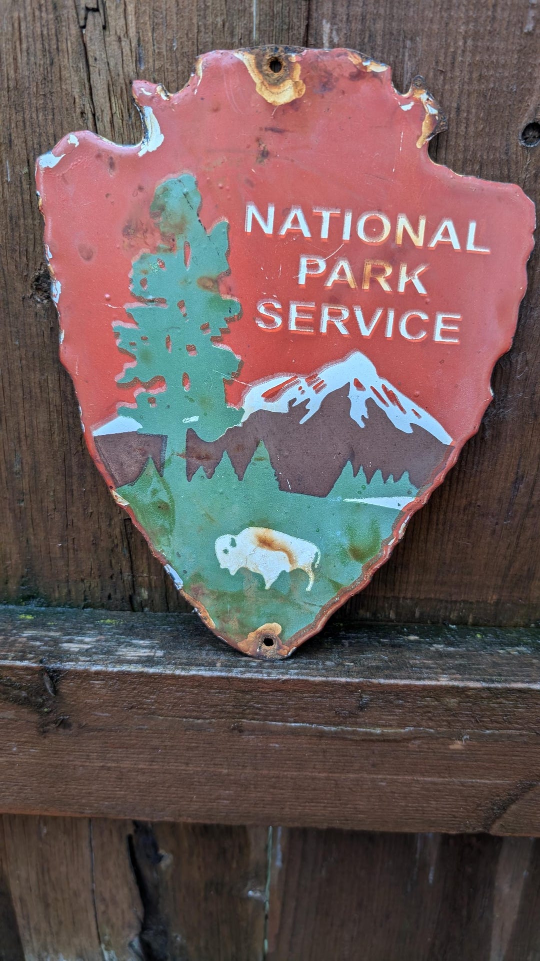 Vintage 1950s National Park Service Porcelain Sign. - Etsy