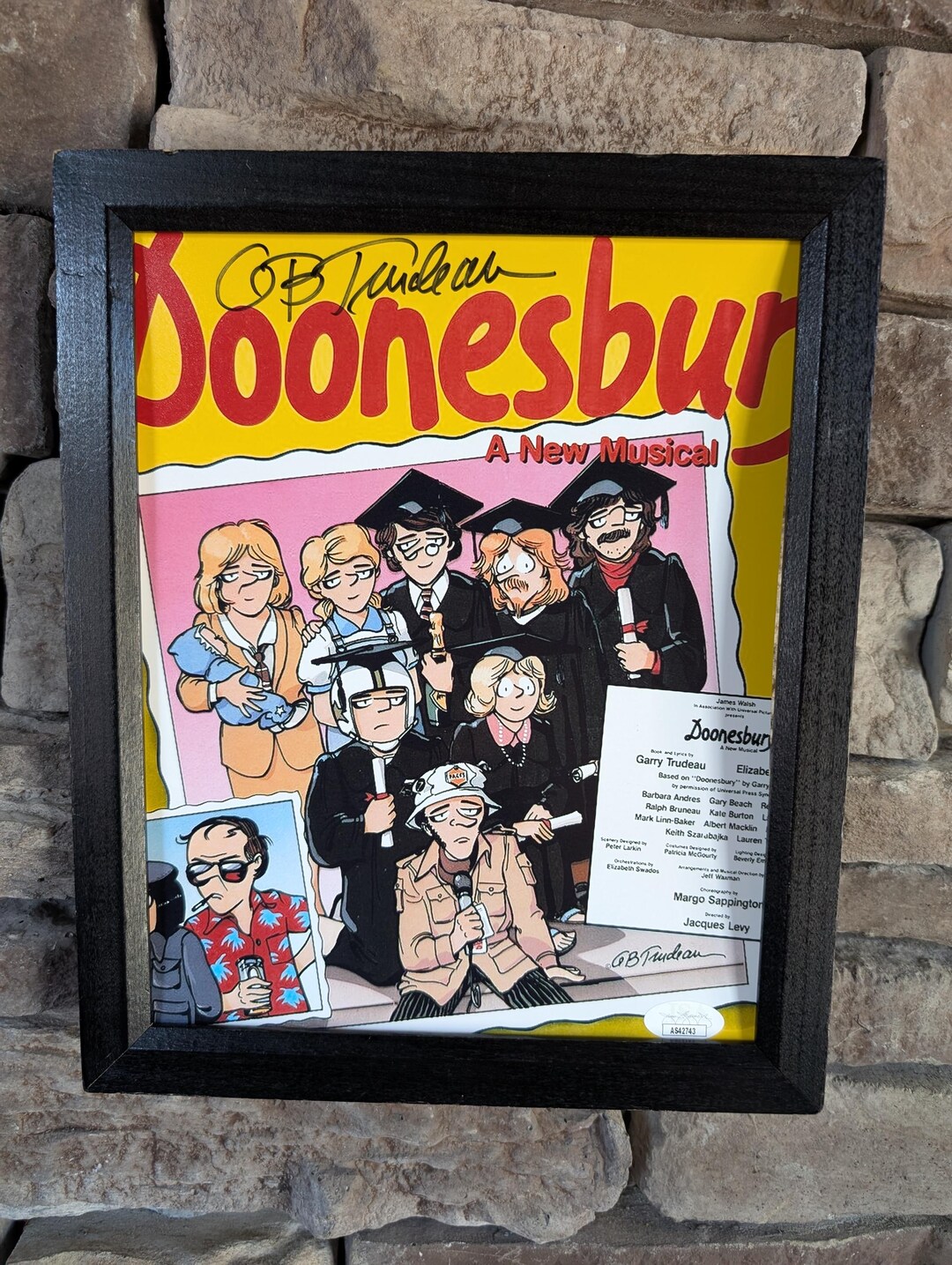 Autographed Garry Trudeau Cartoonist Creator of Doonesbury 8x10 Inch ...