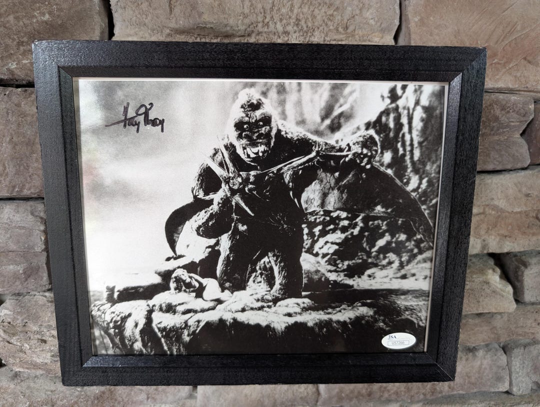 Autographed Fay Wray Anna Darrow 1933 King Kong Movie 8x10 Inch Framed ...