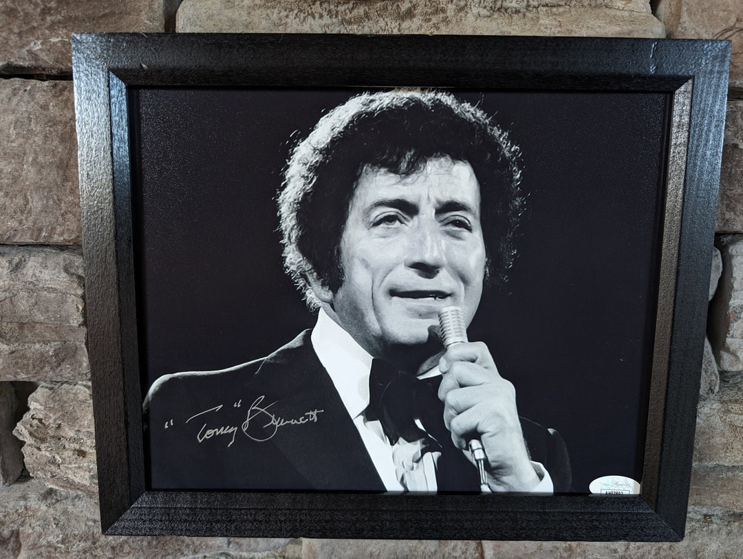 Autographed Tony Bennett 8x10 Inch Framed Photo With Certificate of ...