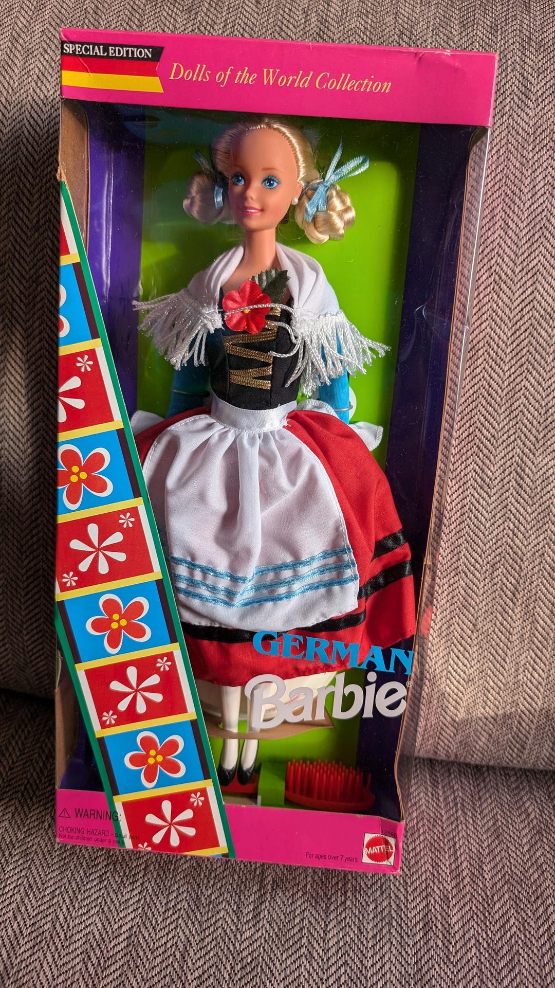 Vintage 1995 Mattel Dolls of the World German Barbie Doll in Original ...