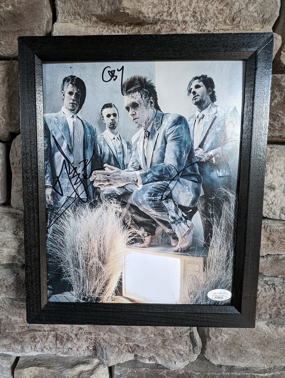 Autographed Papa Roach Jacoby Shaddix, Tobin Esperance and Tony Palermo ...