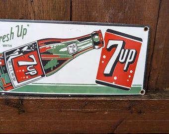 7up Vintage Print Ad // 1950s // Retro Decor - Etsy
