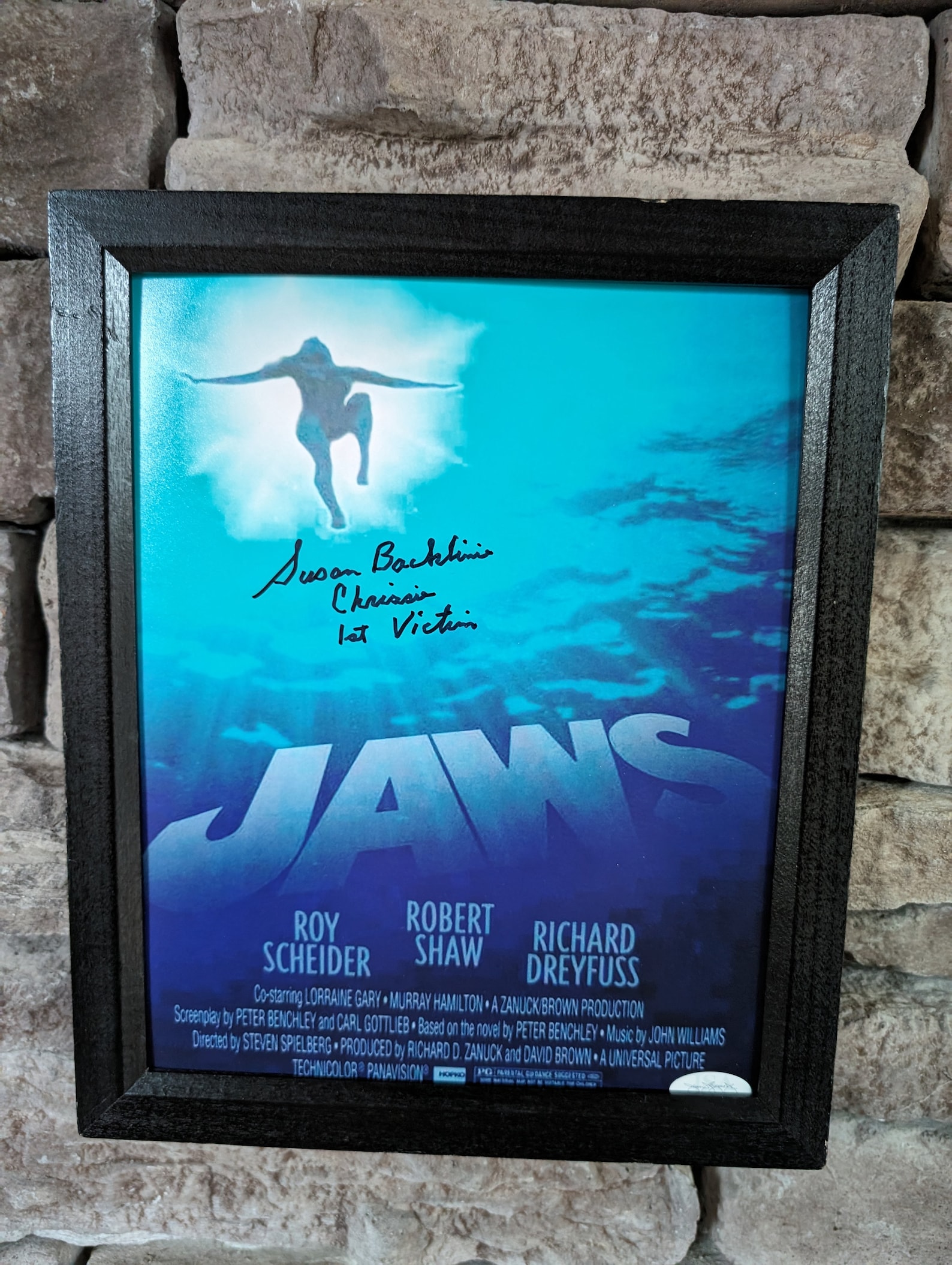 Autographed Susan Backlinie Jaws First Victim Chrissie JAWS 8x10 Inch ...