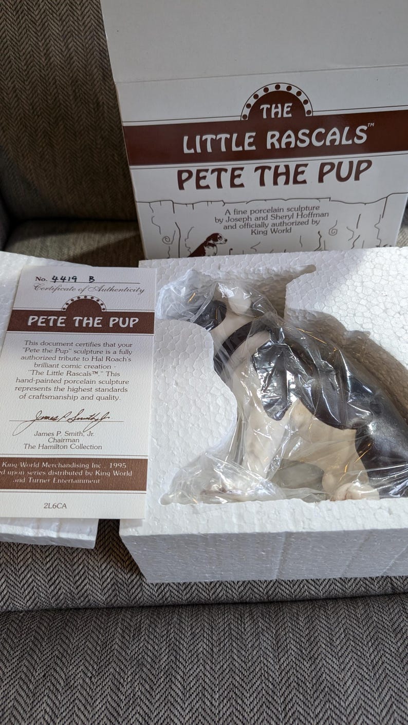 Vintage 1993 the Hamilton Collection the Little Rascals Fine Porcelain ...