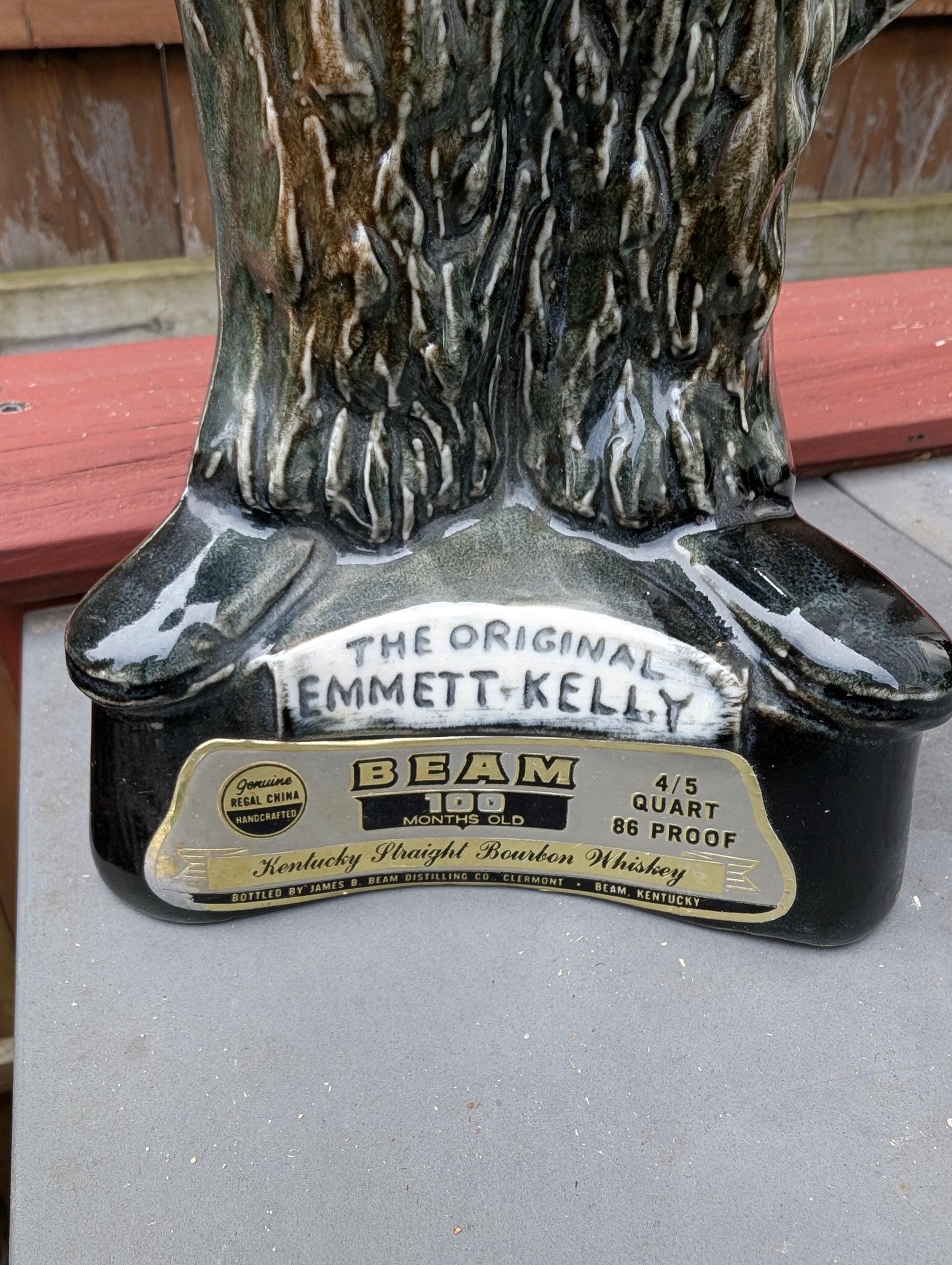 1970s Jim Beam Whiskey the Original Emmett Kelly Clown Decanter. - Etsy