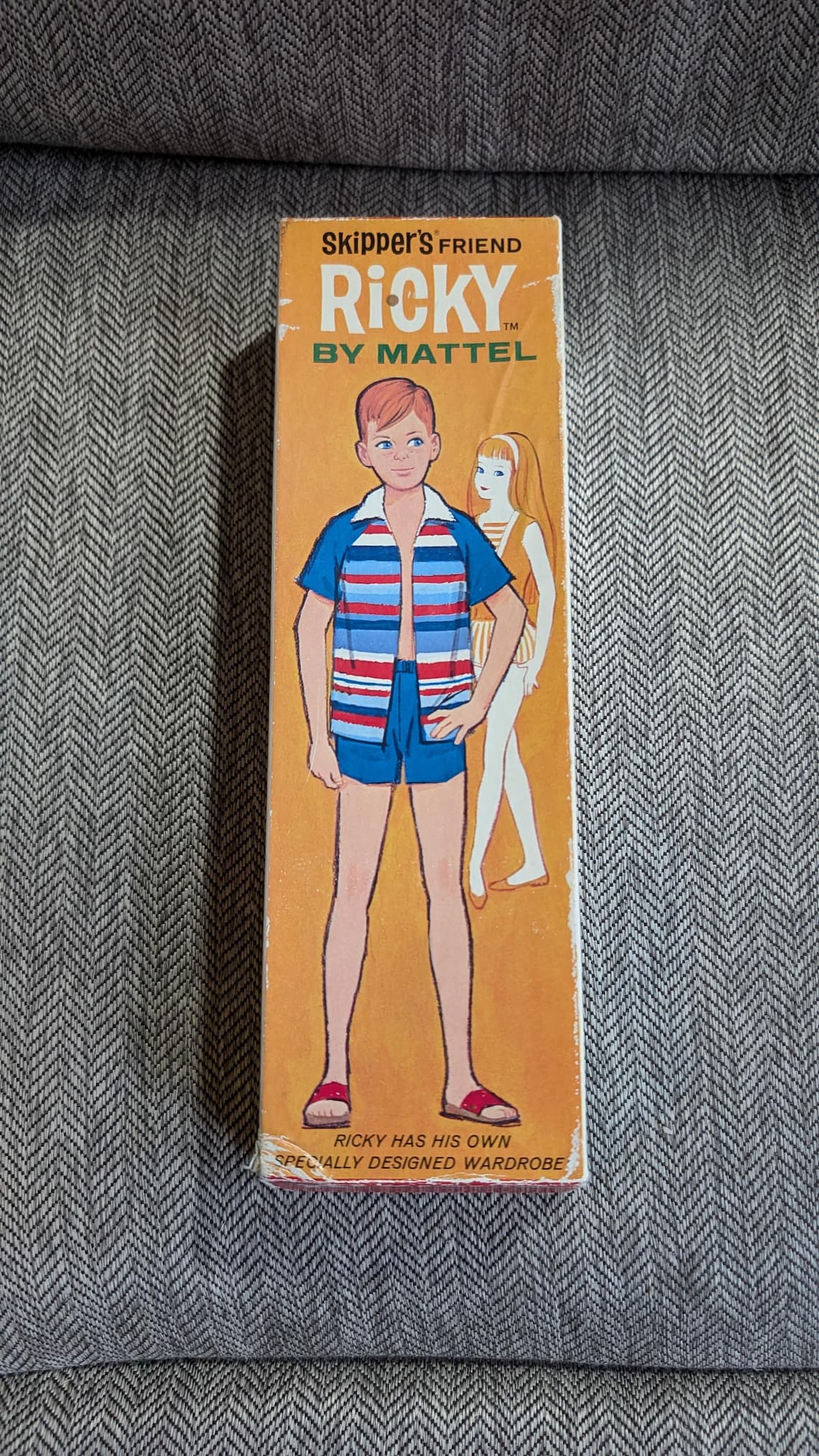 Vintage 1960s Mattel Barbie Skippers Friend Ricky Doll in Original Box ...