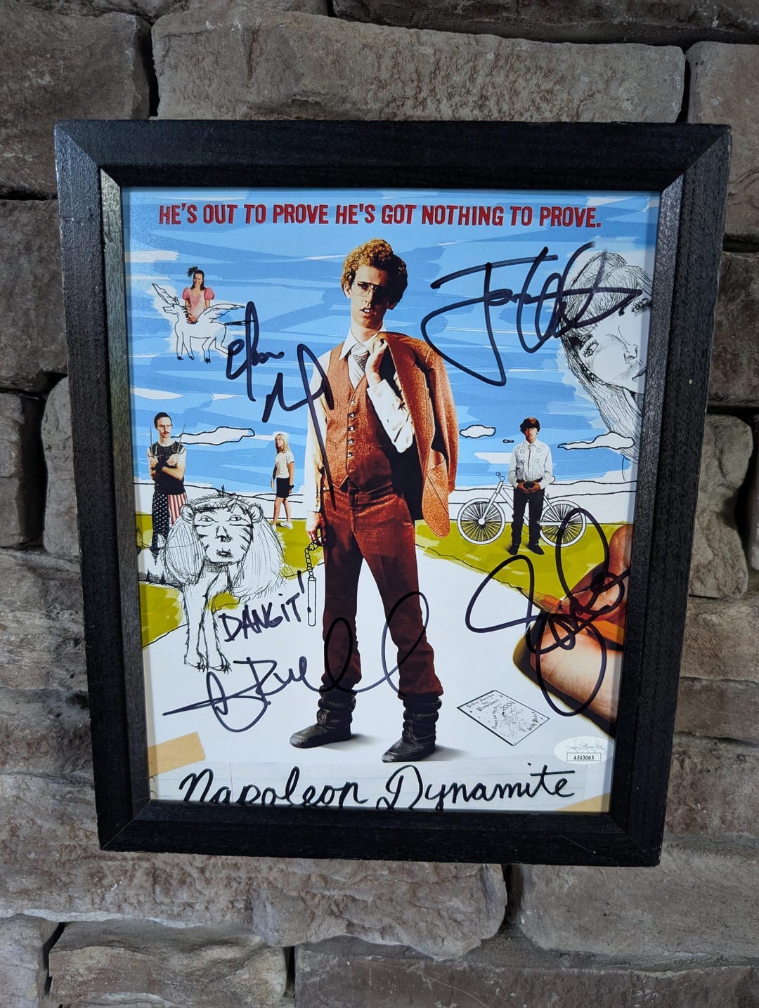 Autographed Napoleon Dynamite Cast Signed Jon Heder Efron Ramirez Jon ...