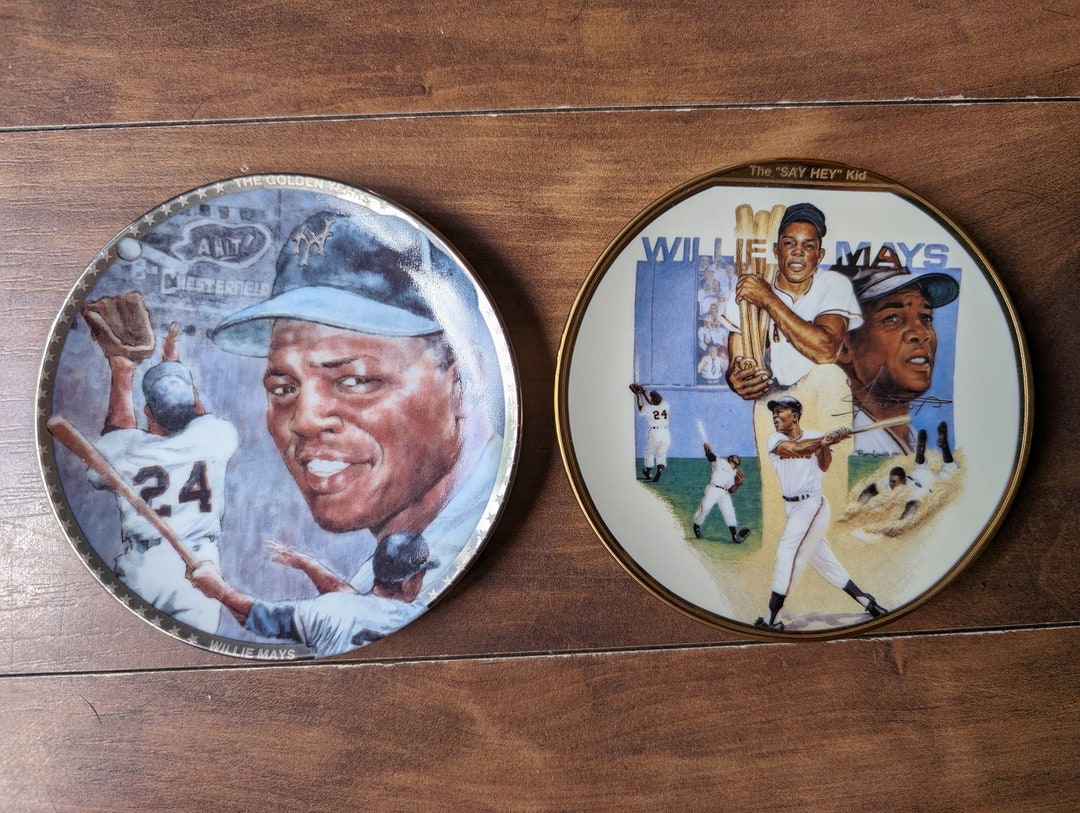 2 New York Mets Legend Willie Mays the Say Hey Kid Collectibles Mini ...