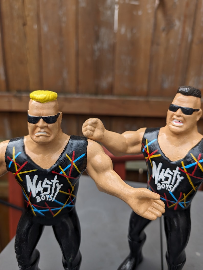 Vintage 1980s WWF WWE LJN Titan Sports Custom the Nasty Boys Brian ...
