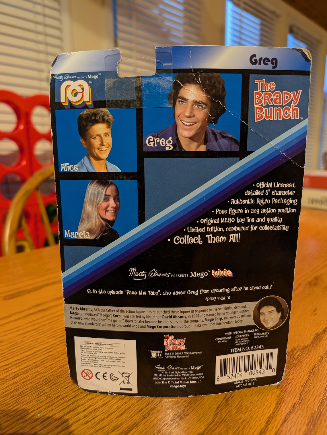 Vintage Limited Edition Mego the Brady Bunch Greg Brady Action Figure ...