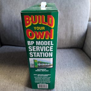 Vintage Build Your Own BP Service Station Model Kit in Original Box ...