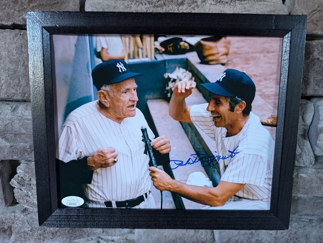 Autographed Phil Rizzuto NY Yankees 8x10 Inch Framed Photo With ...