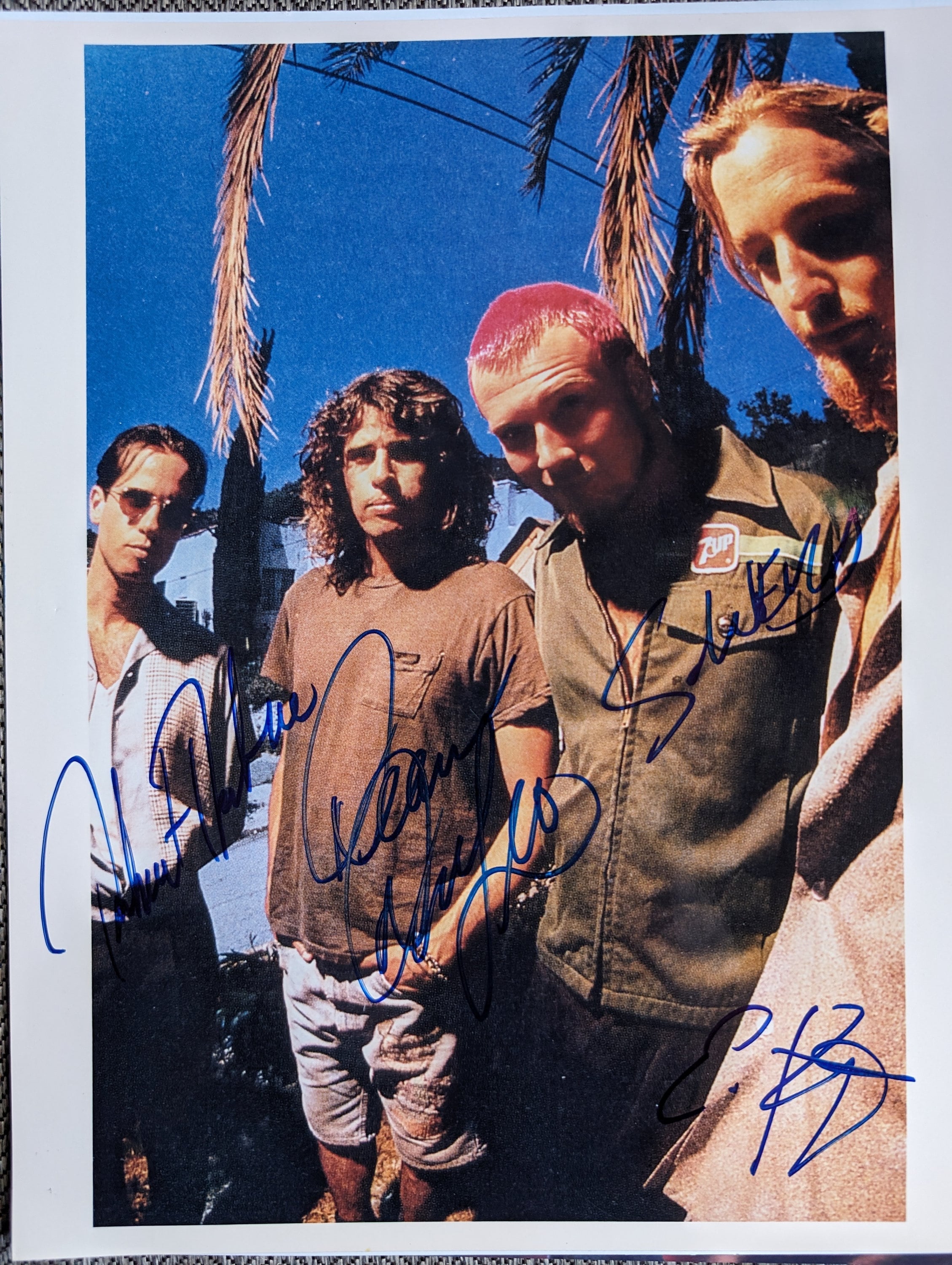 Autographed Stone Temple Pilots Full Original Lineup Scott Wieland ...