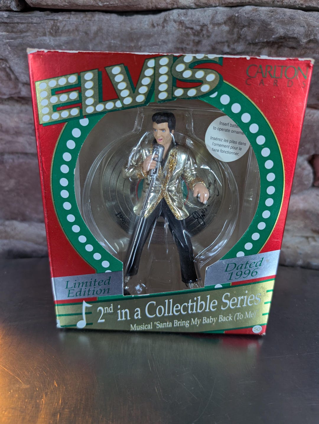 Vintage Elvis Presley 1996 Carlton Cards Heirloom Collection Christmas ...