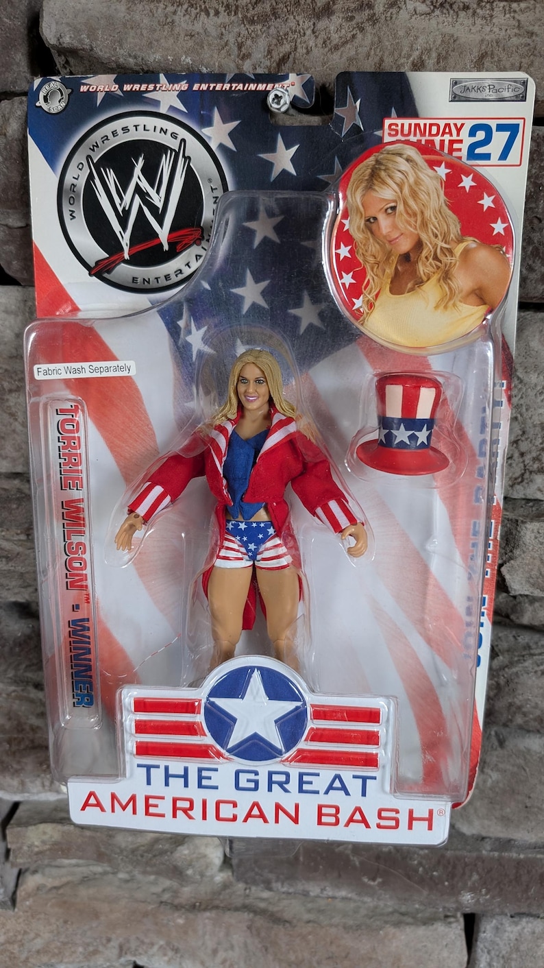 Vintage Jakks Pacific WWF WWE the Great American Bash Torrie Wilson ...
