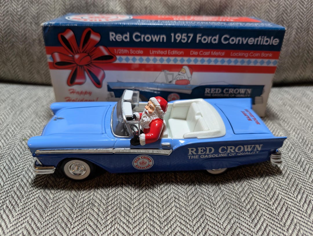 Liberty Classics Speccast Red Crown Gasoline 1957 Ford Convertible ...