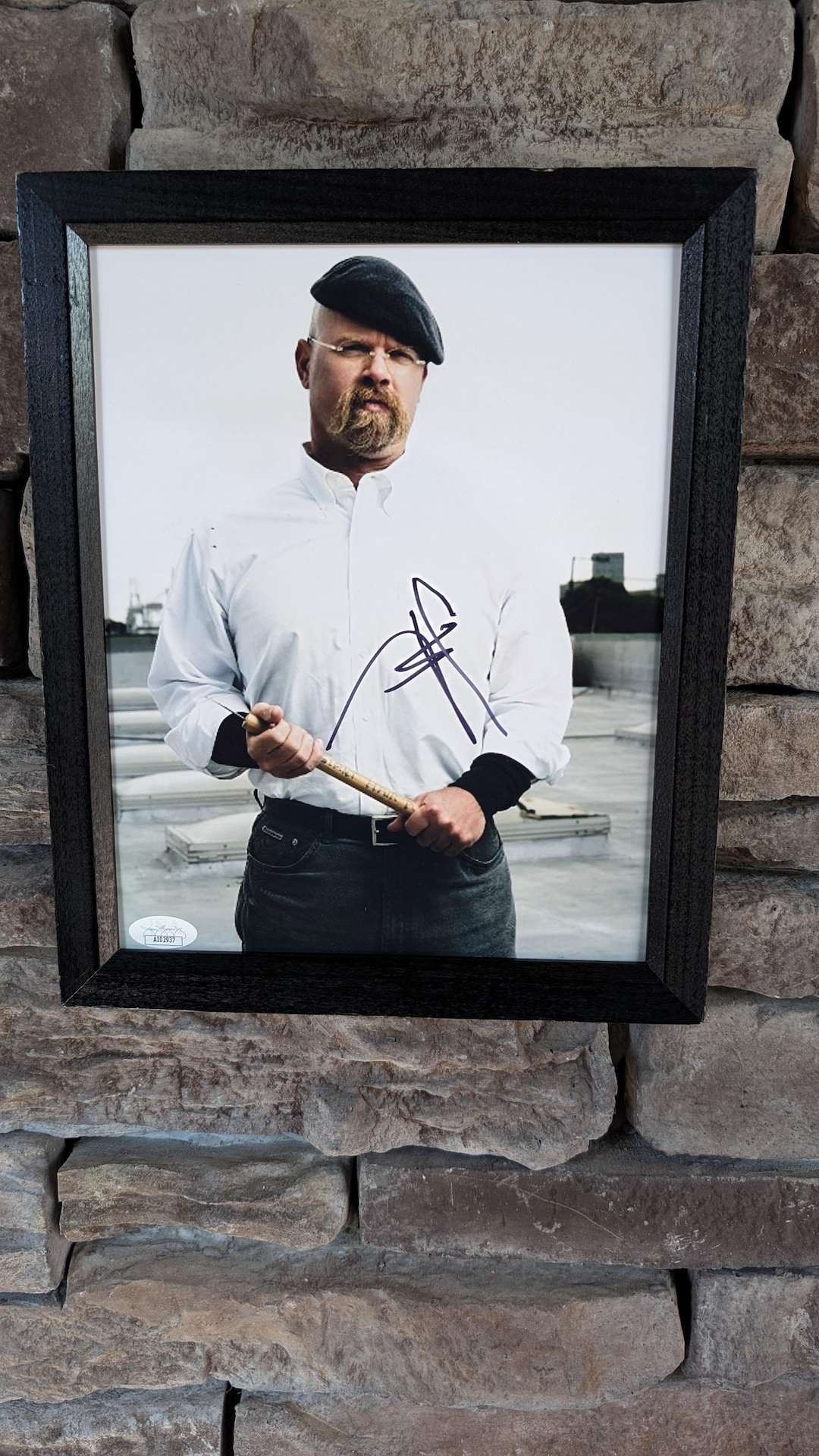 Autographed Jamie Hyneman Mythbusters 8x10 Inch Framed Photo With ...