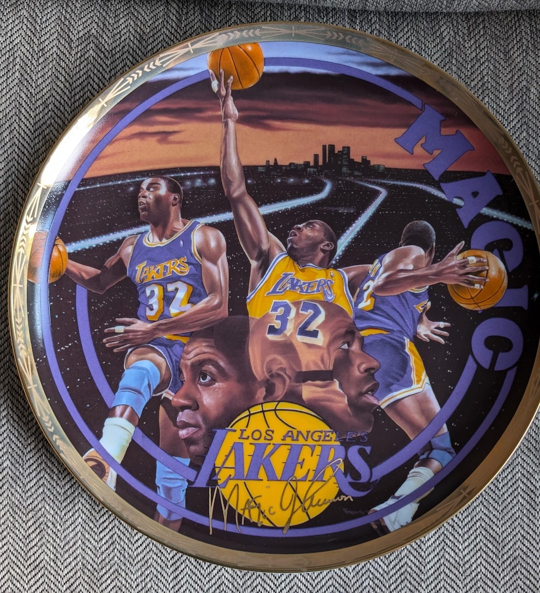 NBA Legend Magic Johnson Los Angeles Lakers Basketball Sports ...