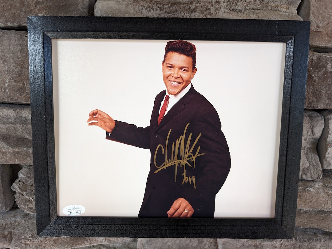 Autographed Chubby Checker 8x10 Inch Framed Photo With Certificate of ...