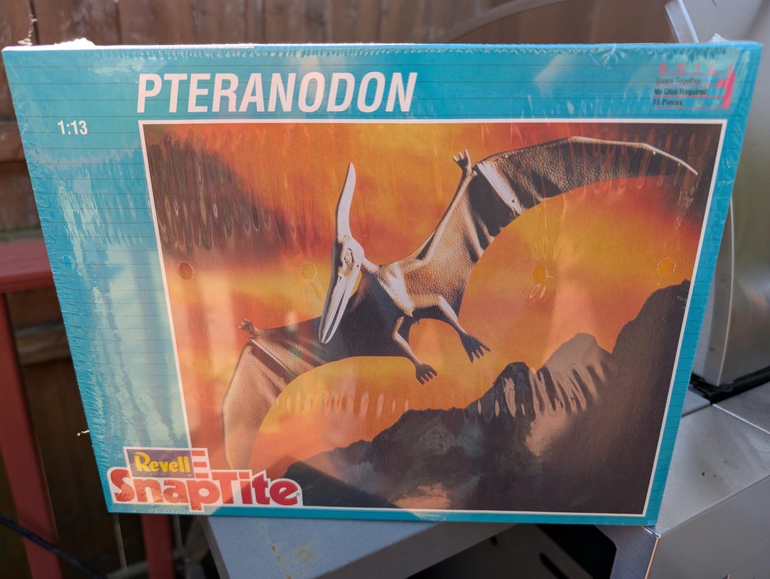 Revell Pteranodon Snap Tite Plastic Model Kit Factory Sealed in ...