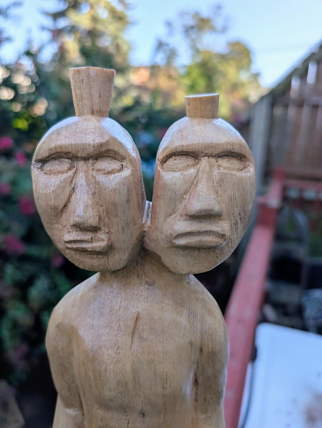 Santeria Vodou Ifa Oshe Shango Thunder Spirit Altar Staff Statue - Etsy