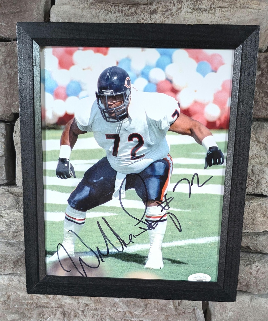 Autographed William Refrigerator Perry Chicago Bears 8x10 Inch Framed ...