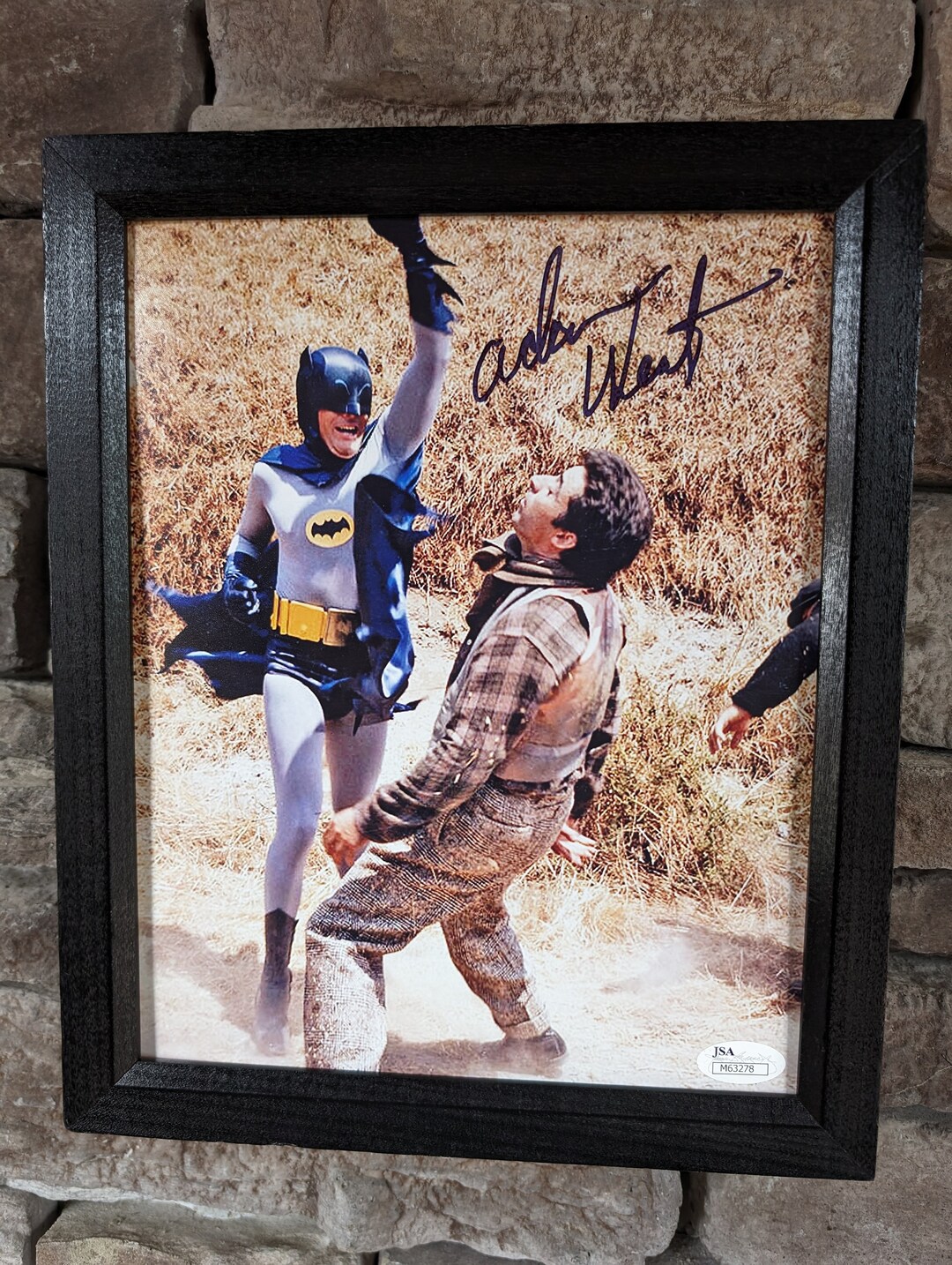 Autographed Adam West Batman 8x10 Inch Framed Photo With Certificate of ...