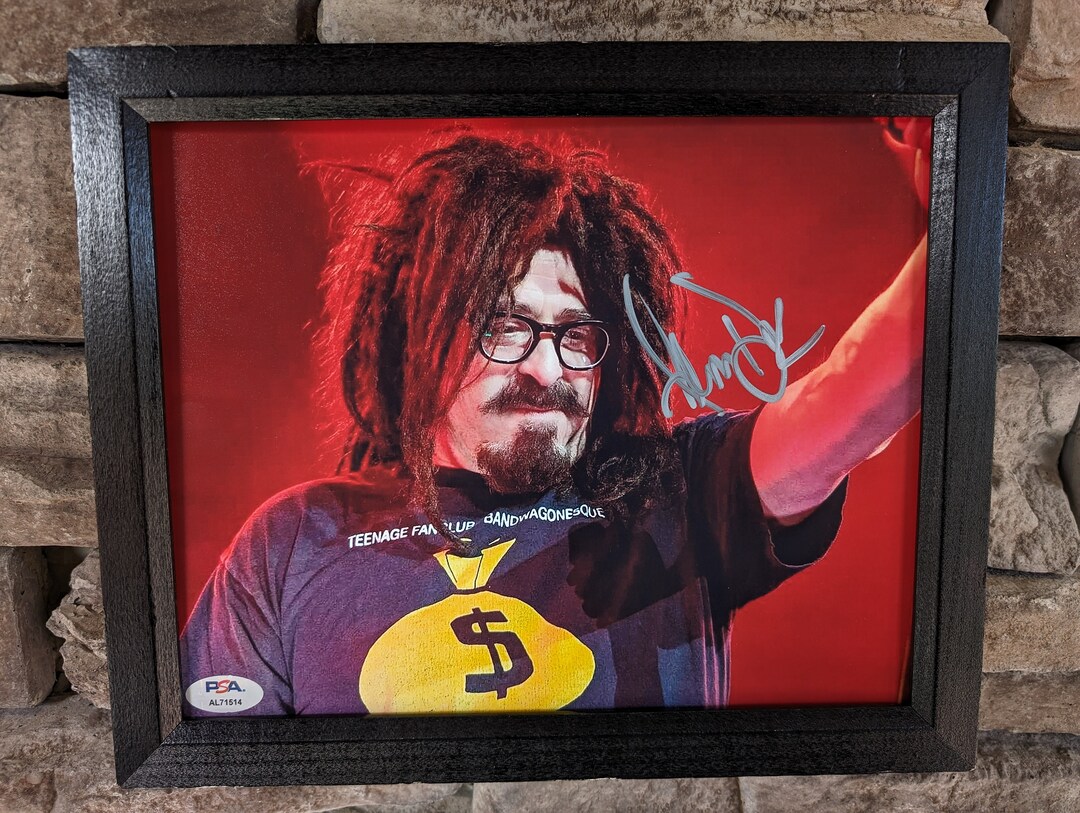 Autographed Adam Duritz Counting Crows Lead Singer 8x10 Inch Framed ...