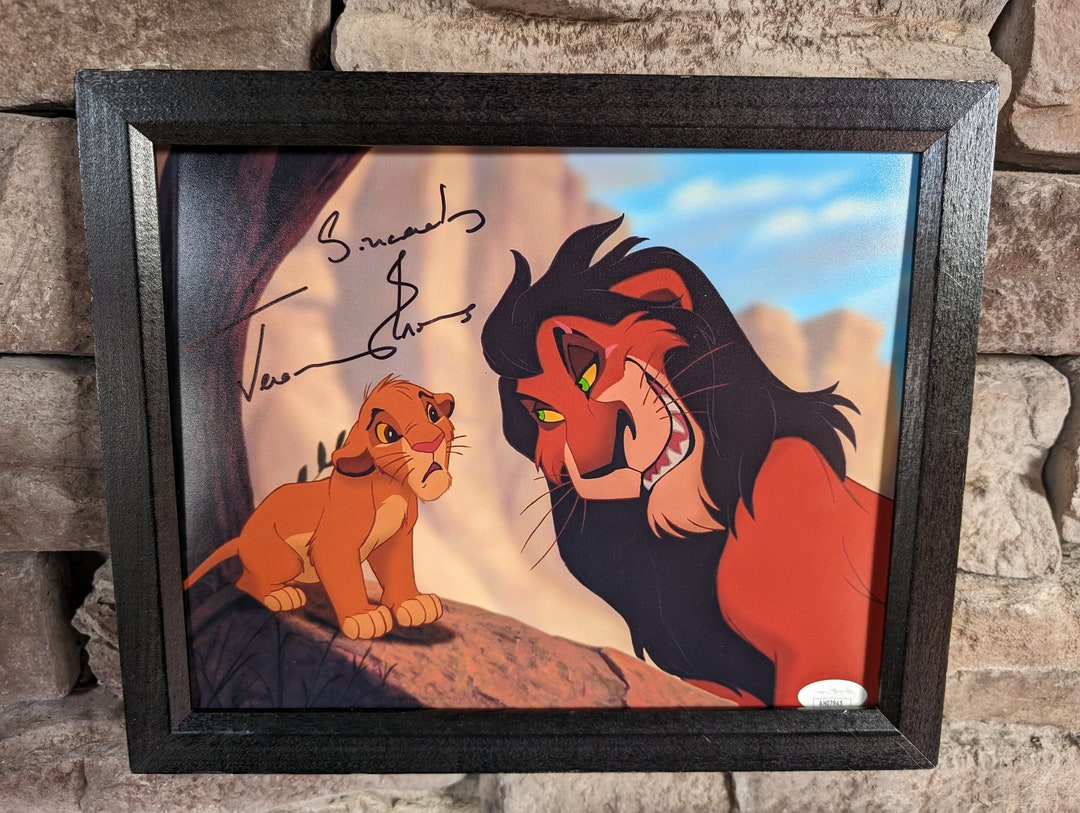 Autographed Jeremy Irons Voice of Scar in Disney's the Lion King 8x10 ...