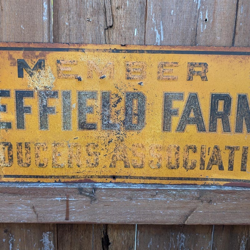 Antique Farm Sign - Etsy