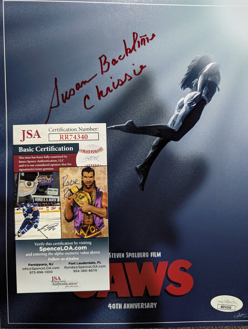 Autographed Susan Backlinie Jaws First Victim Chrissie JAWS 8x10 Inch ...