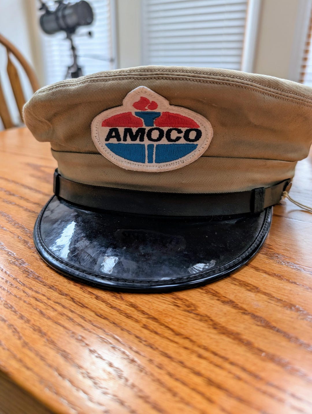 Vintage 1950s Amoco Oil Gas Station Attendants Hat . - Etsy