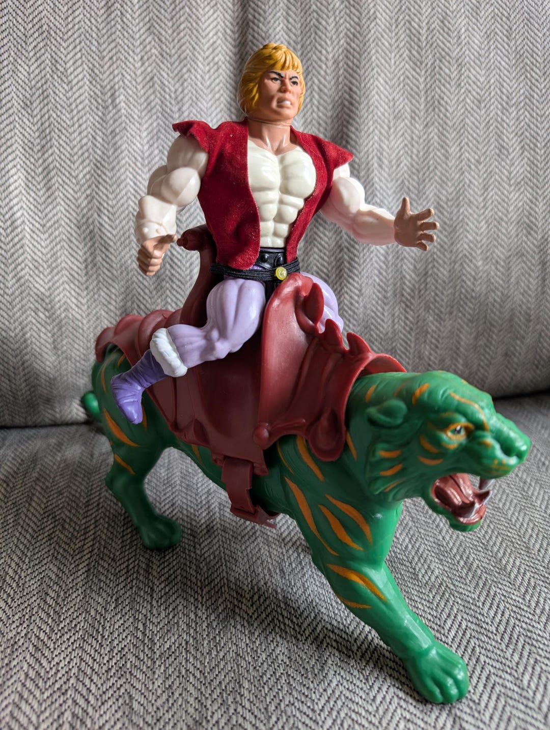 MOTU Masters of the Universe Vintage 1980s Prince Adam and Cringer ...