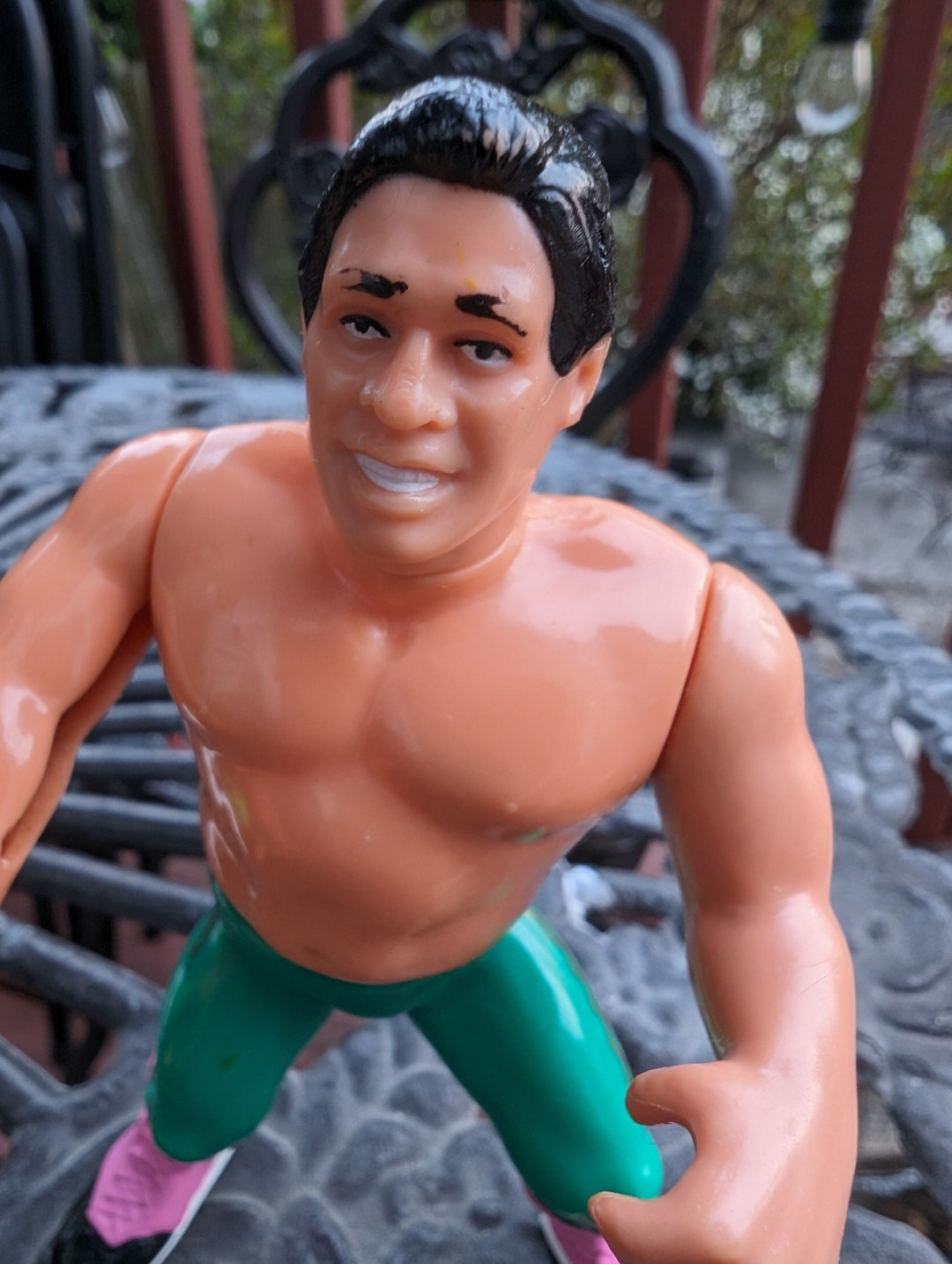 Vintage 1990s WWF WWE Hasbro Tito Santana Wrestling Figure - Etsy