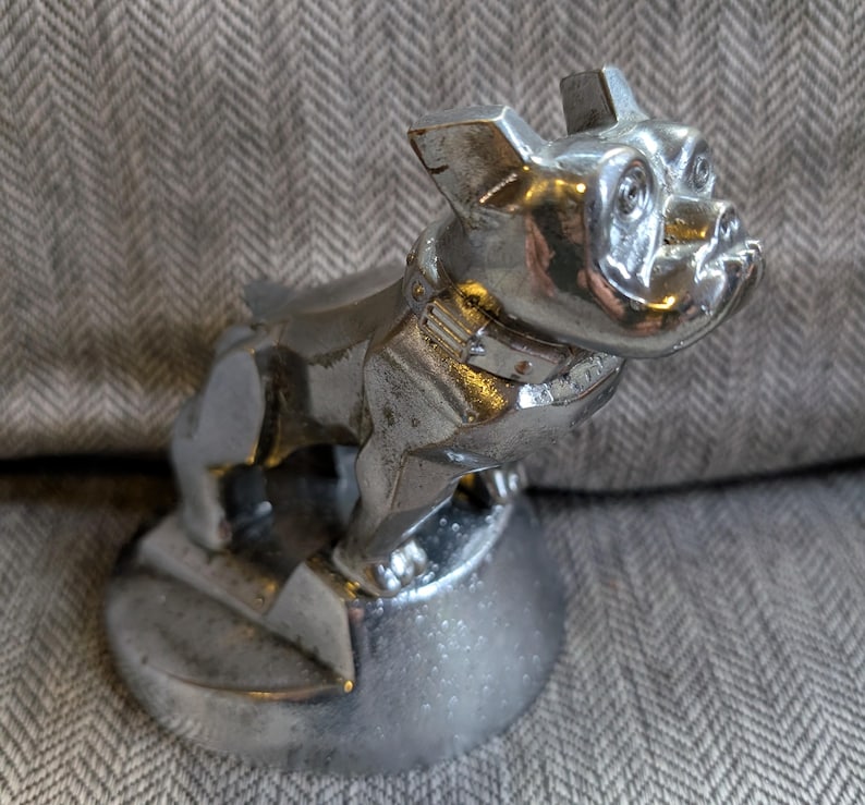 Vintage Large Chrome Mack Truck Bulldog Hood Ornament With Base - Etsy
