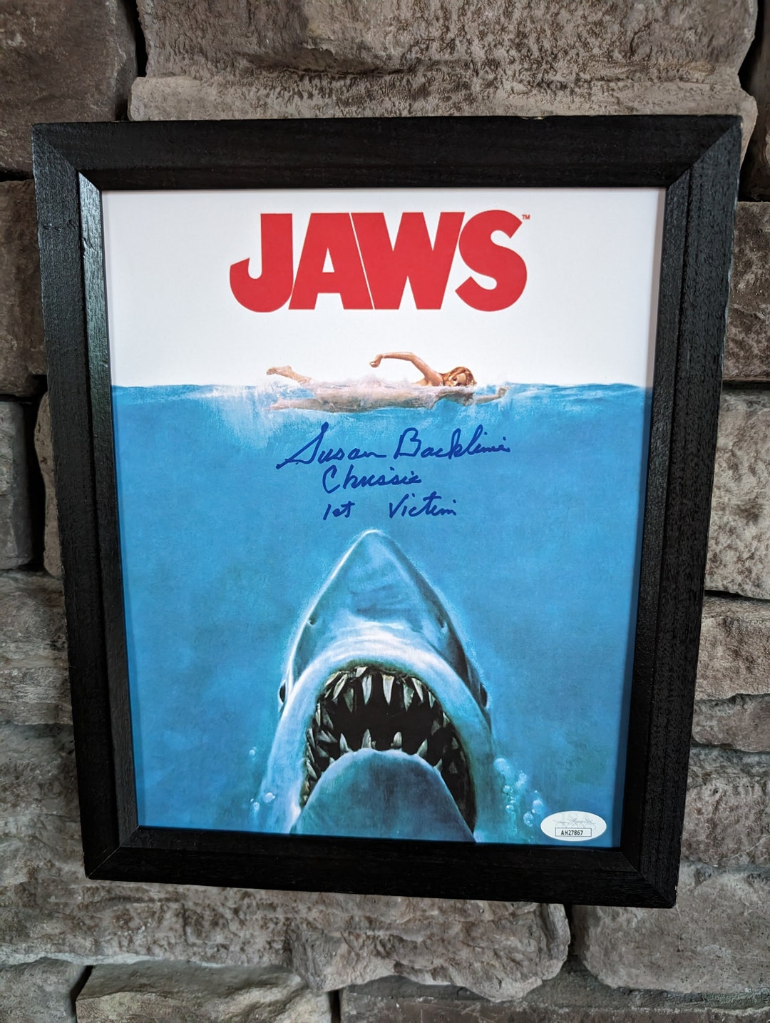 Autographed Susan Backlinie Jaws First Victim Chrissie JAWS 8x10 Inch ...
