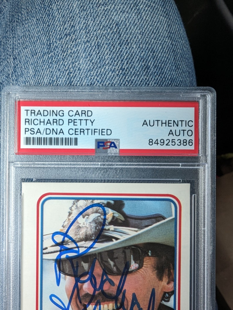 Autographed NASCAR Legend Richard Petty Maxx 88 Race Cards Trading ...