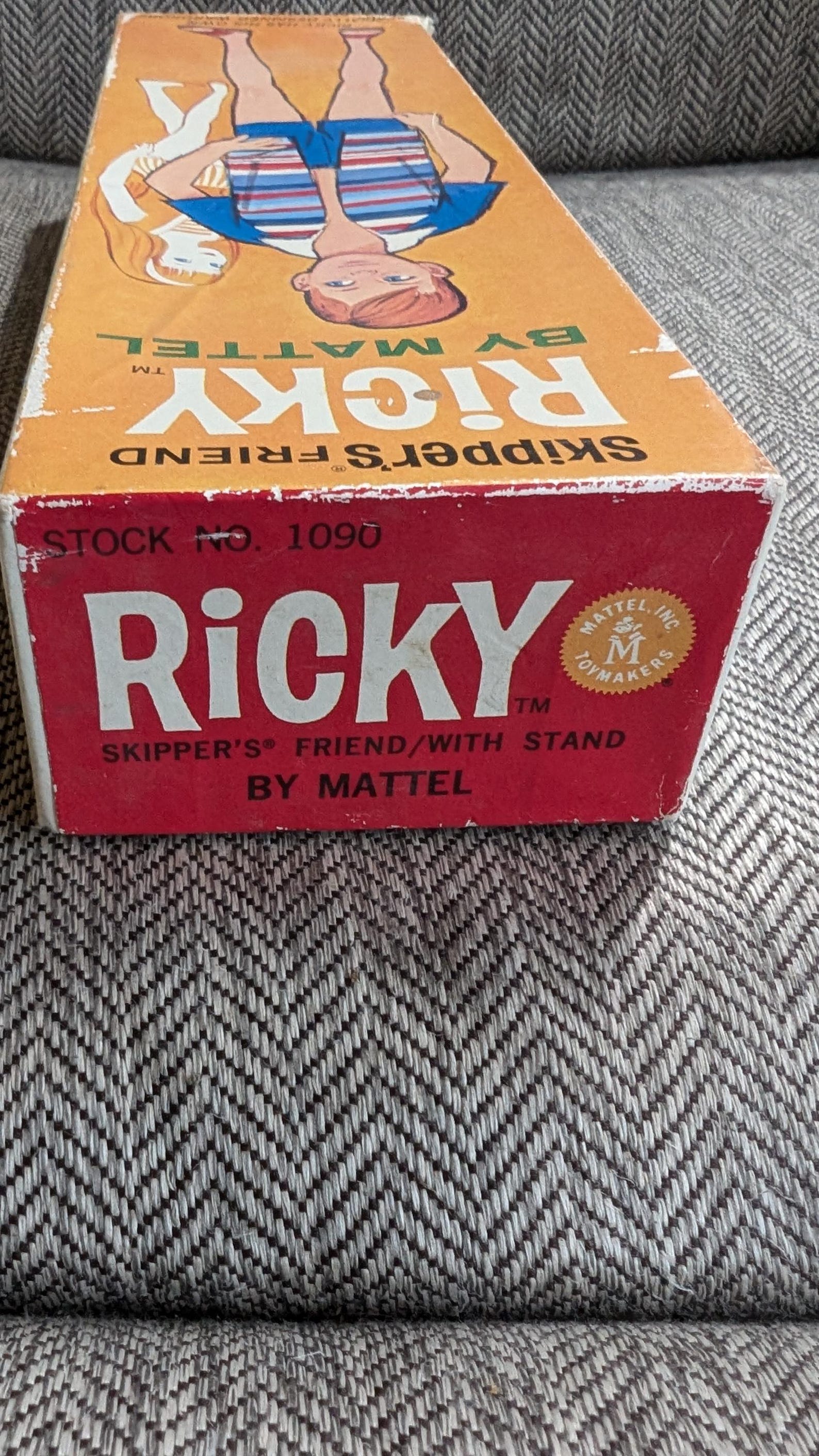 Vintage 1960s Mattel Barbie Skippers Friend Ricky Doll in Original Box ...