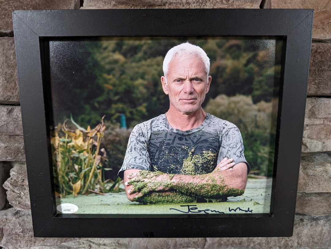 Autographed Jeremy Wade River Monsters 8x10 Inch Framed Photo With ...
