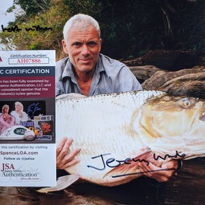 Autographed Jeremy Wade River Monsters 8x10 Inch Framed Photo With ...